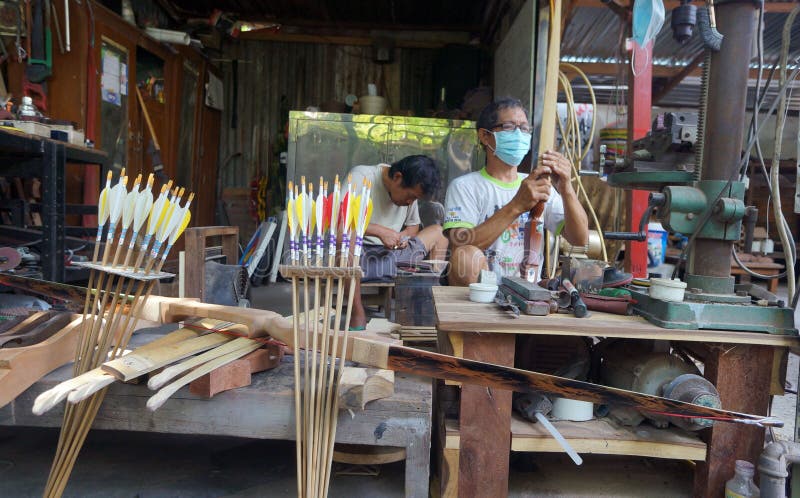 Arrows and Traditional Farm Equipment Shop in Tribal Religious Fair ...