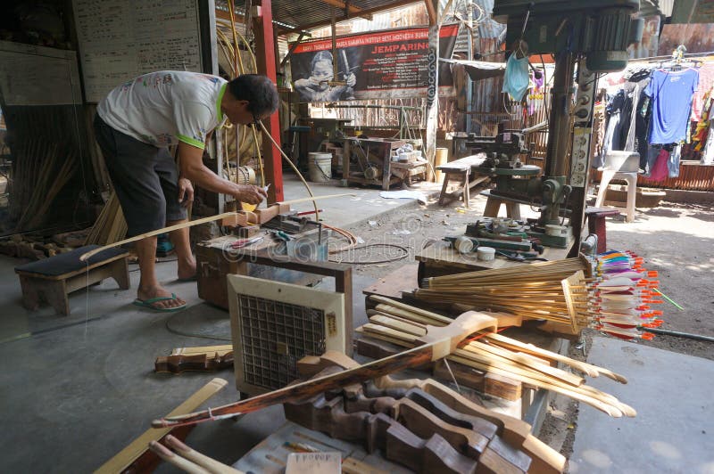 Arrows and Traditional Farm Equipment Shop in Tribal Religious Fair ...