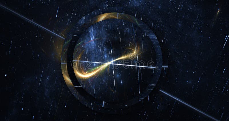 Abstract Circle Space Background #5 Stock Illustration - Illustration ...