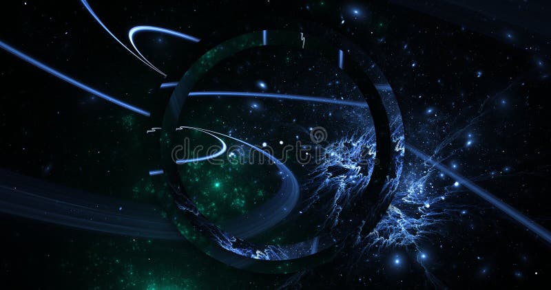 Abstract Circle Space Background #9 Stock Illustration - Illustration ...