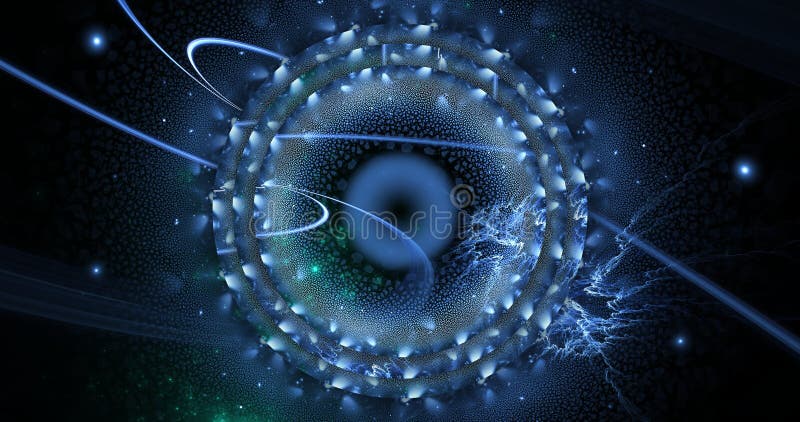 Abstract Circle Space Background #10 Stock Illustration - Illustration ...