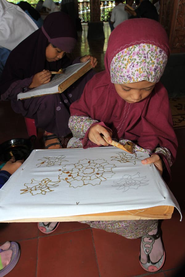 Make batik editorial photography. Image of material, cloth - 45077307