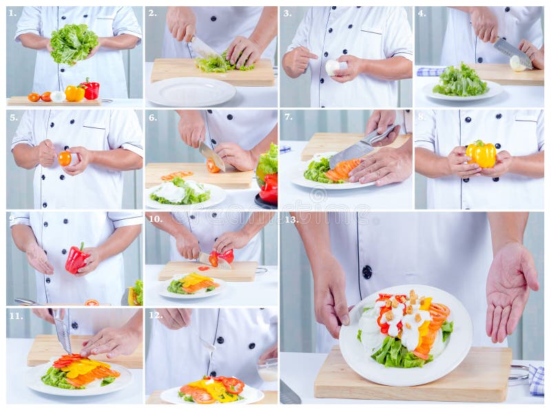 Make a bell pepper salad stock photo. Image of salad - 47879326