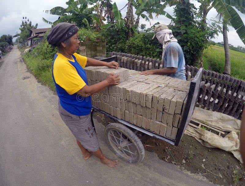 Make bricks editorial stock photo. Image of bricks, boyolali - 48933253