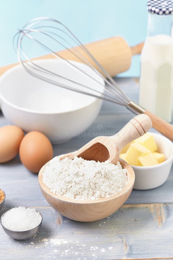 Ingredients to make a cake stock image. Image of cake - 19796171