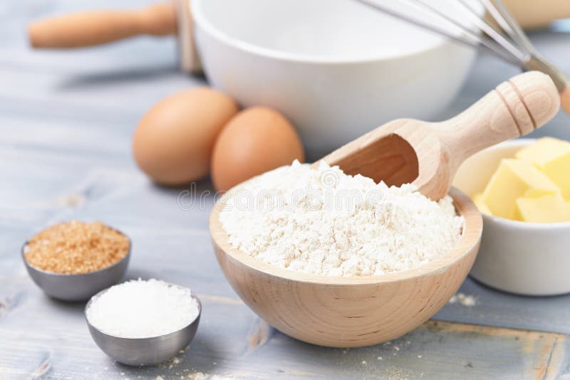 Ingredients to make a cake stock image. Image of cake - 19796171