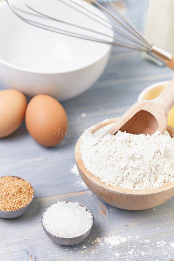 Ingredients to make a cake stock image. Image of cake - 19796171