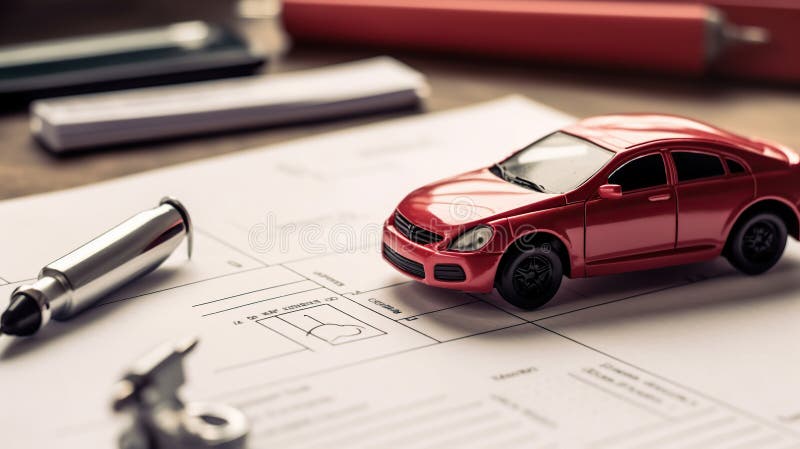 Make a Car Insurance, Policy Form. Generative AI Stock Illustration ...