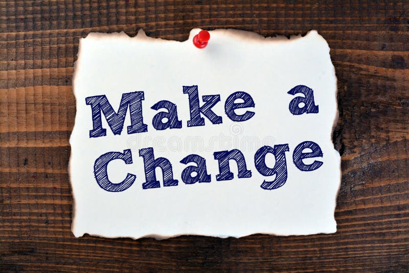 Make a Change stock image. Image of marker, adapt, increase - 30670561