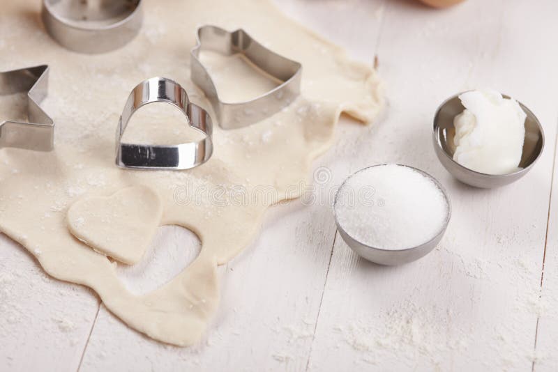 Make cookies stock photo. Image of board, ingredients - 23367074