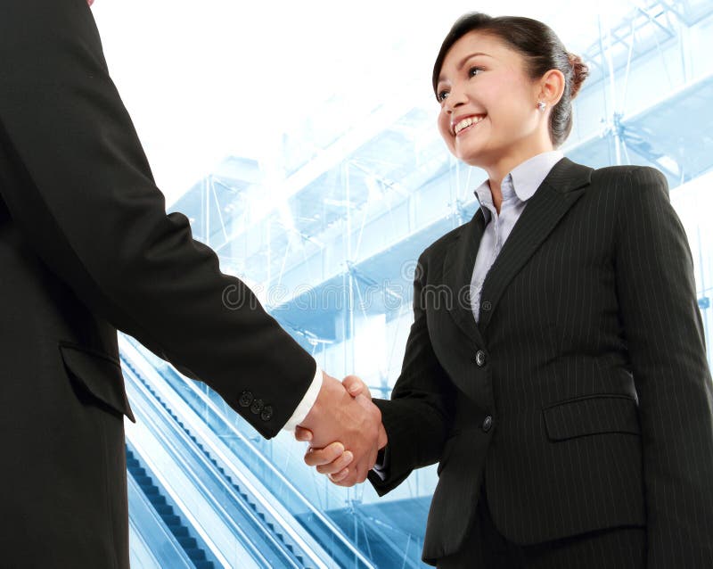 Make a deal stock image. Image of partnership, businesswoman - 24539259