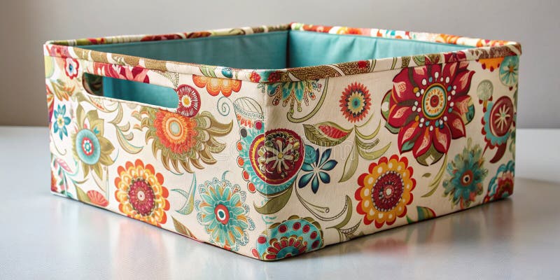Make a Decorative Fabric Covered Storage Bin for Organizing Creative AI ...