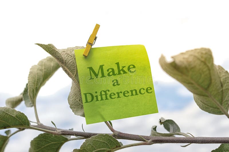 Make a Differance stock image. Image of concept, leader - 60926879