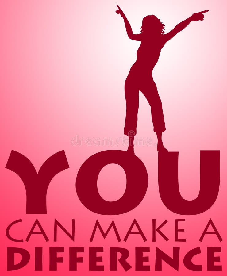 You Make Difference Stock Illustrations – 494 You Make Difference Stock ...