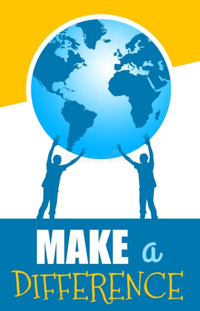 Make a difference stock illustration. Illustration of harmony - 47100461