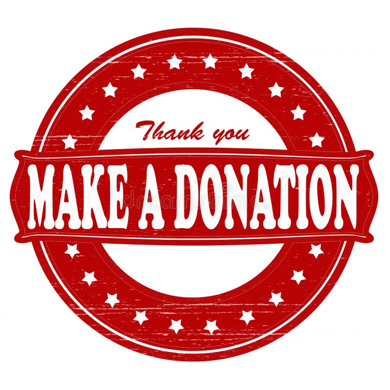 Make a donation stock illustration. Illustration of symbol - 109935046