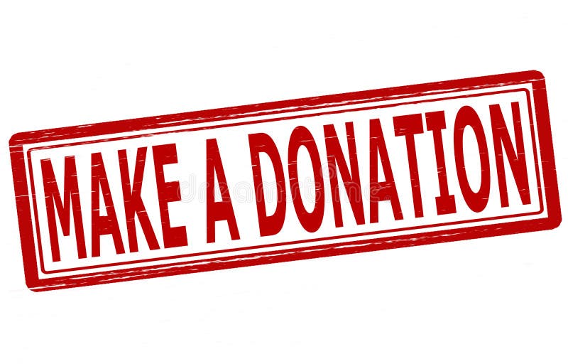 Make a donation stock illustration. Illustration of symbol - 109935046