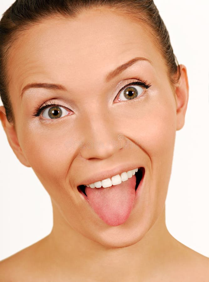 Make faces. Fun. stock photo. Image of cheerful, white - 2347638