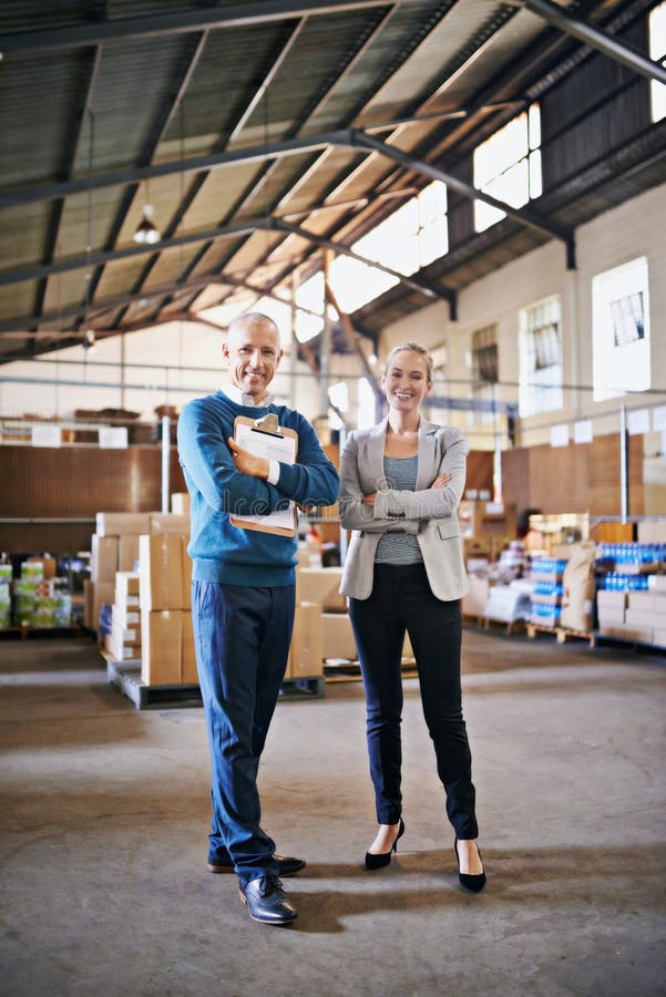 We Make International Shipping Logistics Look Easy. Portrait of Two ...