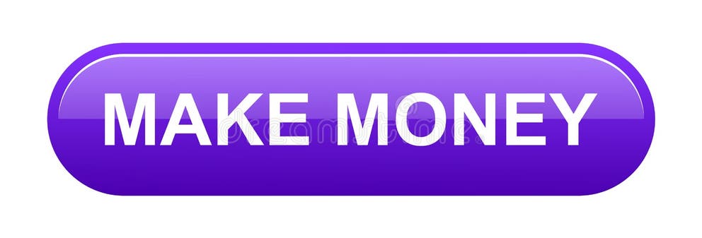 Make money button stock vector. Illustration of icons - 131878569