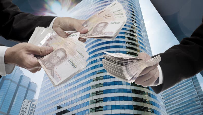 Make Money from Investment in Metropolis Stock Image - Image of ...