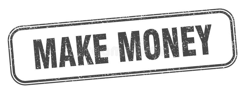 Make Money Banner Template. Make Money Ribbon Label Stock Vector ...