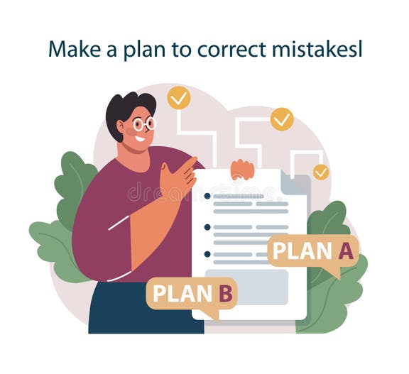 Make a Plan To Deal with Judgement at Work. Employee Dealing Stock ...