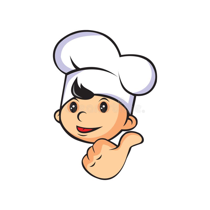 Make a Professional Child Chef Cartoon Stock Vector - Illustration of ...