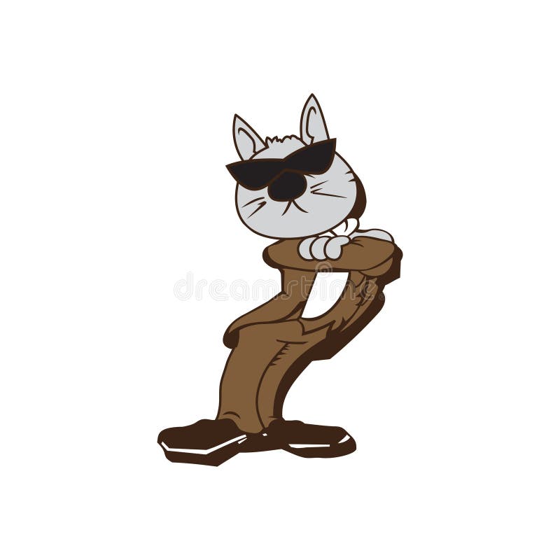 Make a Professional Cat Mascot Illustration Art Stock Vector ...