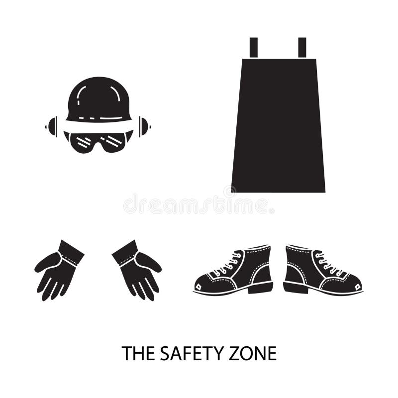 Make a Professional the Safety Zone Stock Vector - Illustration of ...
