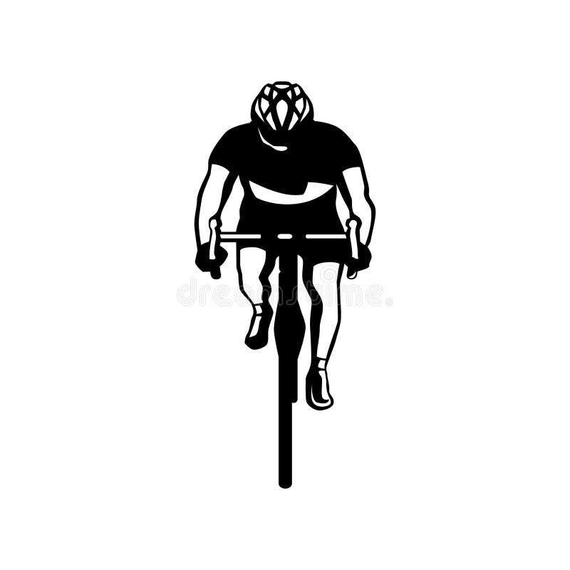 Make a Professional Silhouette Cycling Stock Vector - Illustration of ...