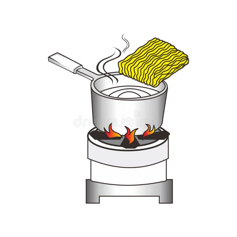 Make a Professional Step First How To Make Noodle Stock Vector ...