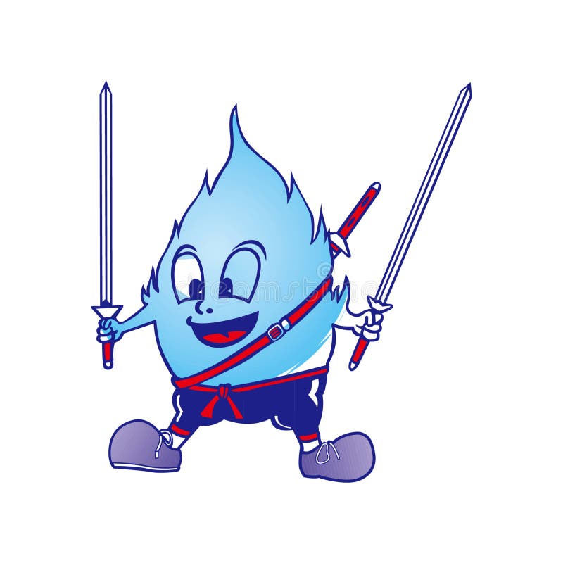 Make a Professional Water Drop Mascot Vector Stock Vector ...