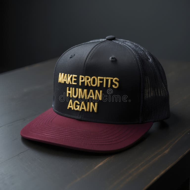 Make profits human again stock illustration. Illustration of justice - 370185218