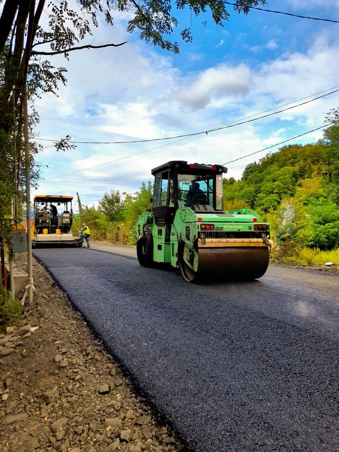 Make a road in the village editorial photo. Image of village - 229356606