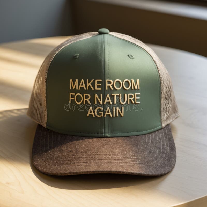 Make room for nature again stock illustration. Illustration of detail ...