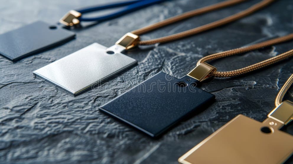 Make a Statement with these Elegant Name Tags and Lanyards Designed for ...
