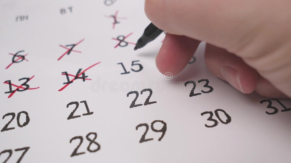 Make Sure To Write Down Important Hand Marking Dates that Appear on ...