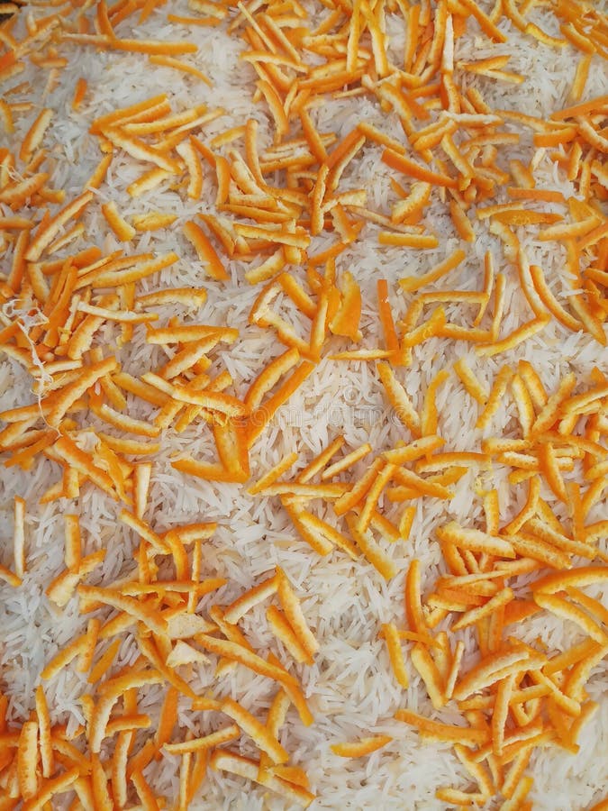 Make the sweet rice stock photo. Image of orange, pakistani - 142998306