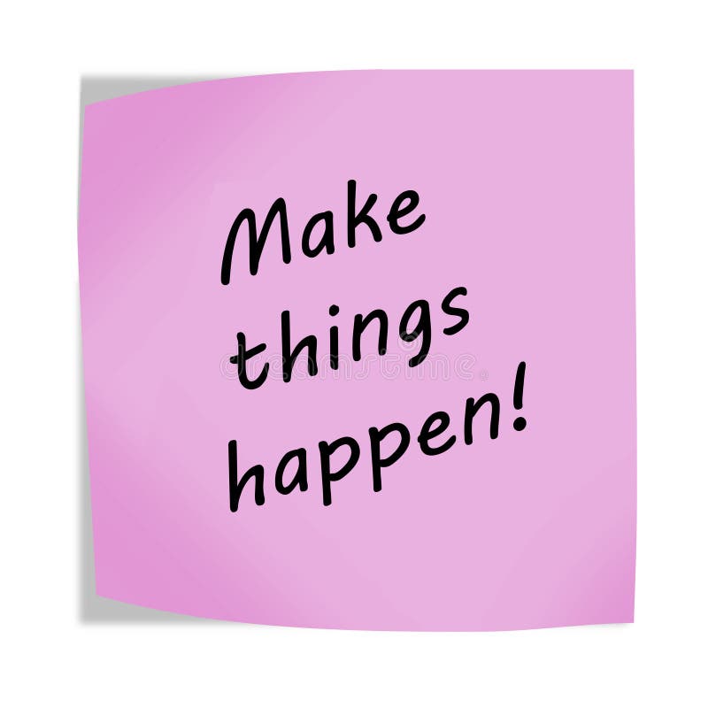 Make Things Happen Stock Illustrations – 512 Make Things Happen Stock ...