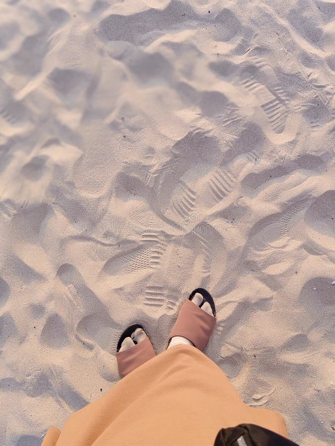 Sand trail stock photo. Image of sand, trail, beach - 207079544