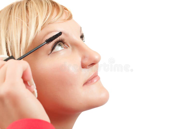 Make up stock photo. Image of eyebrows, macro, girl, attractive - 12775608