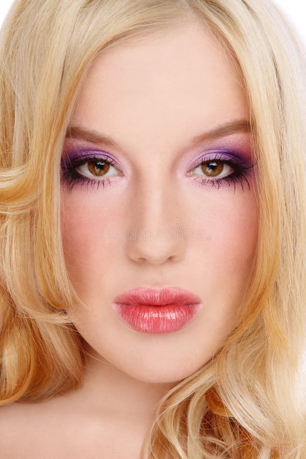 Make-up stock image. Image of young, seductive, babe - 12845579