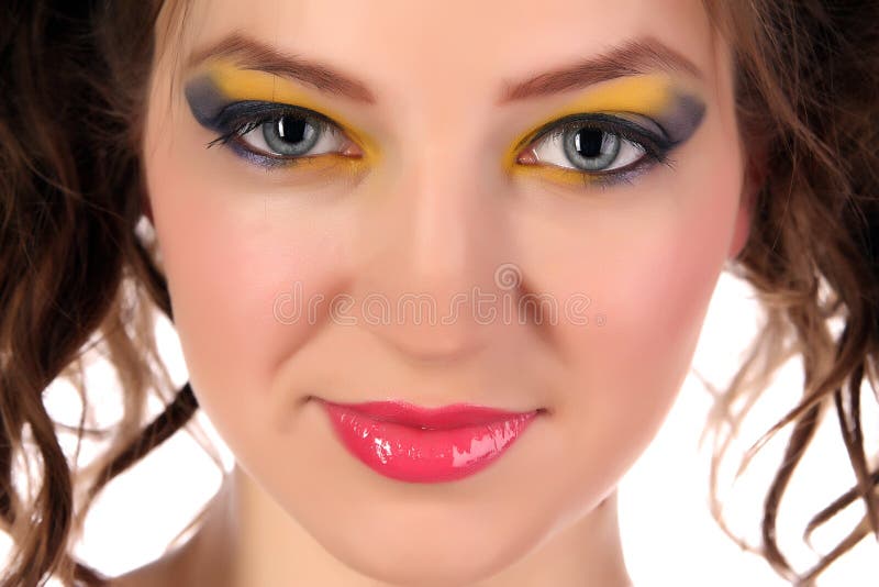 Make-up stock photo. Image of model, fashion, beautiful - 12881960