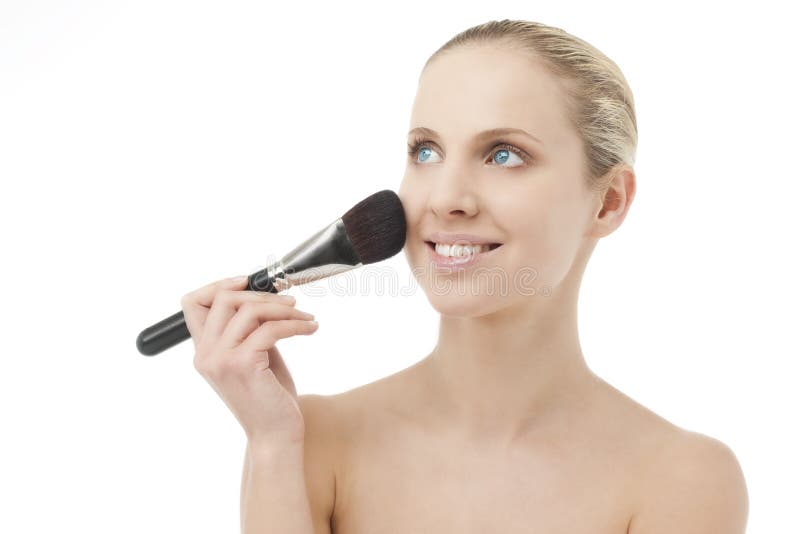 Make up stock photo. Image of brush, person, horizontal - 13325958