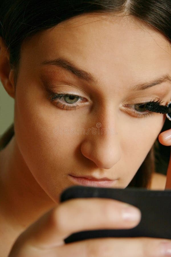 Make-up. stock image. Image of wear, pretty, looking, mascara - 1801771