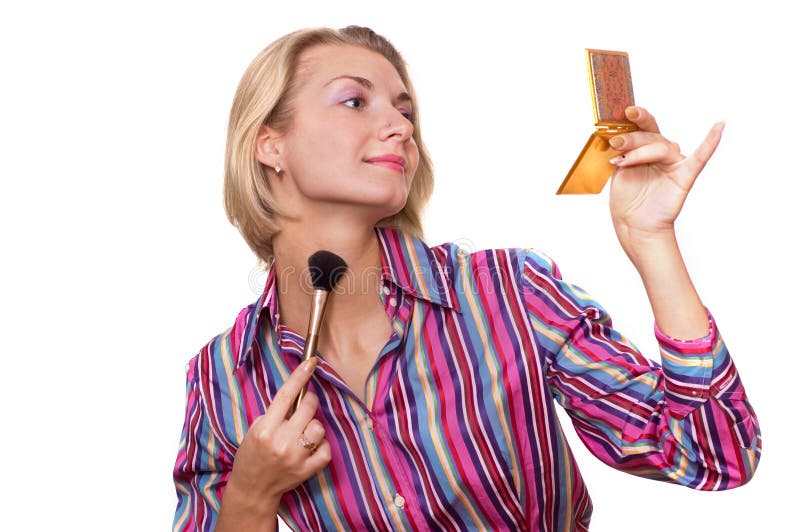 Make-up stock photo. Image of adult, beauty, isolated - 1829326