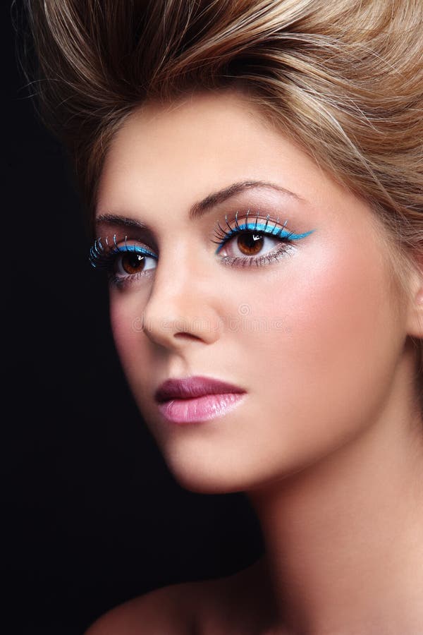 Make-up stock photo. Image of face, fashion, radiant - 20103146