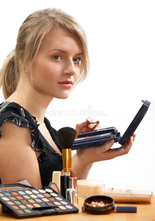 Make-up stock photo. Image of body, females, eyebrow, beauty - 2010732