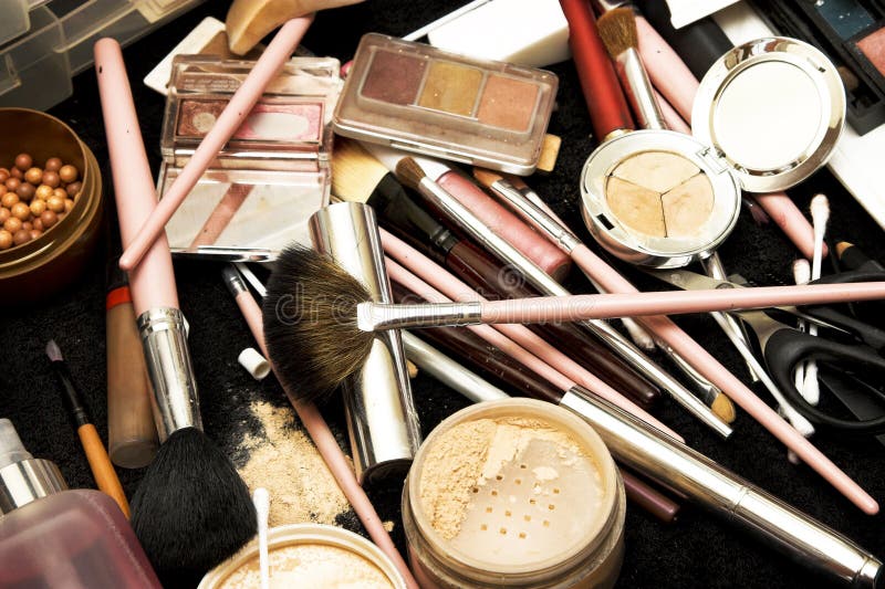 Make-up stock photo. Image of makeup, mirror, light, products - 22792528